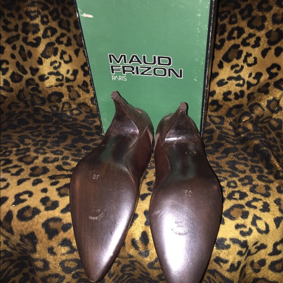 MAUD FRIZON | Shoes | Maud Frizon From Paris Brown Leather Pumps | Poshmark